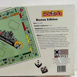 Hasbro | Games | Vintage Monopoly City Of Boston Edition Real Estate ...